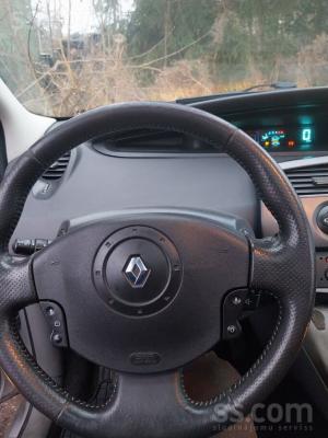 Grey Renault Scenic 2005 in Daugavpils, with an engine capacity of 1.90 L and mileage of 436 thousand km for 1050 €, photo 12 on AUTOMOTO.COM.LV