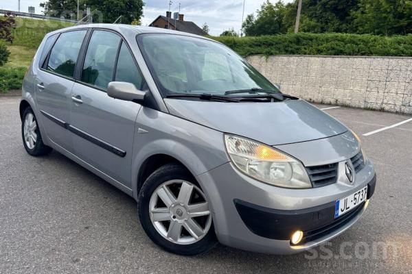 Grey Renault Scenic 2006 in Daugavpils, with an engine capacity of 1.90 L and mileage of 250 thousand km for 1350 €, photo 3 on AUTOMOTO.COM.LV