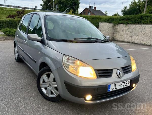 Grey Renault Scenic 2006 in Daugavpils, with an engine capacity of 1.90 L and mileage of 250 thousand km for 1350 €, photo 5 on AUTOMOTO.COM.LV