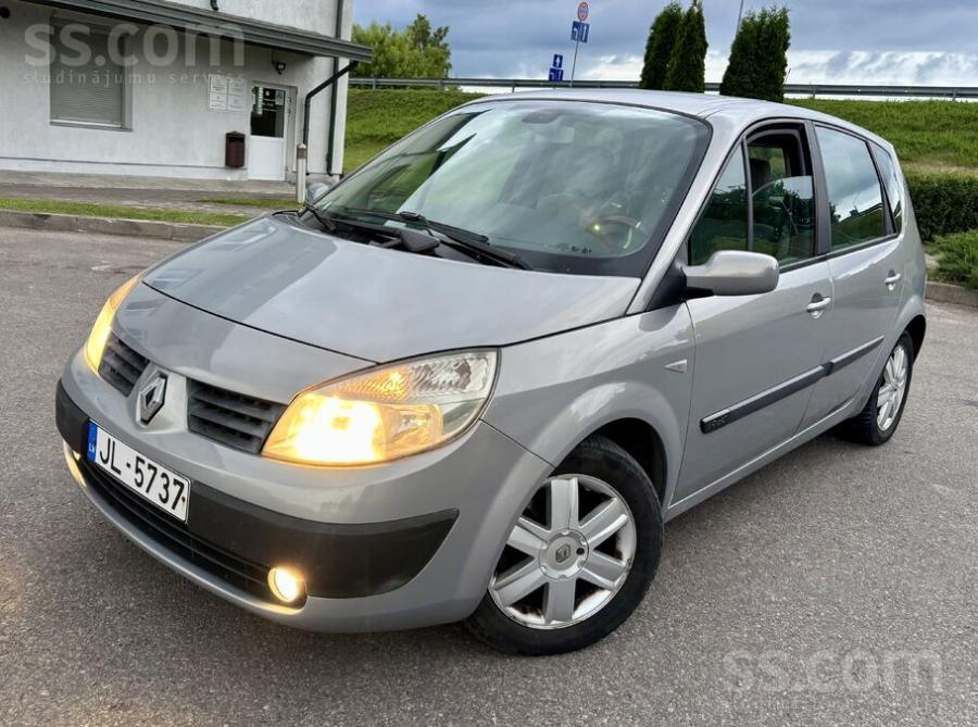Pelēks Renault Scenic 2006 Daugavpils, ar dzinēja tilpumu 1.90 L un nobraukumu 250 tūkst. km par 1350 €, foto 7 vietnē AUTOMOTO.COM.LV