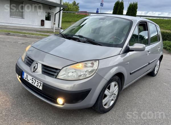 Grey Renault Scenic 2006 in Daugavpils, with an engine capacity of 1.90 L and mileage of 250 thousand km for 1350 €, photo 8 on AUTOMOTO.COM.LV