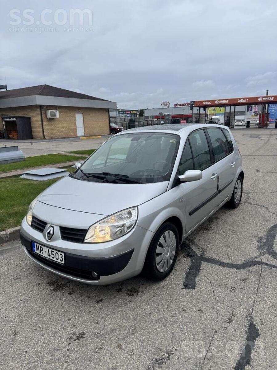 Pelēks Renault Scenic 2006 Rīga, ar dzinēja tilpumu 2.00 L un nobraukumu 178 tūkst. km par 1750 €, foto 1 vietnē AUTOMOTO.COM.LV
