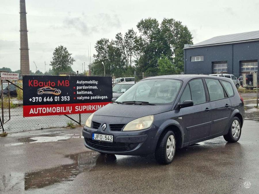 Grey Renault Scenic 2007 in Plunge, with an engine capacity of 1.46 L and mileage of 259 thousand km for 1250 €, photo 1 on AUTOMOTO.COM.LV