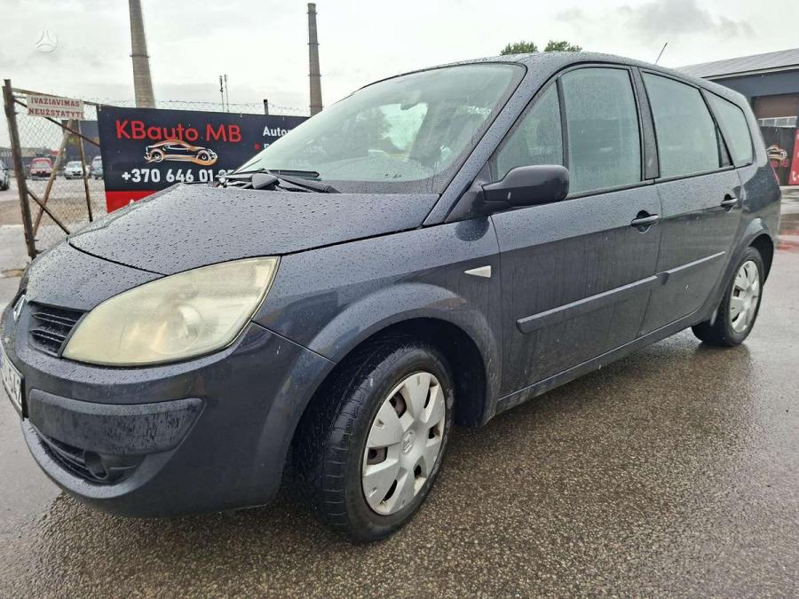 Grey Renault Scenic 2007 in Plunge, with an engine capacity of 1.46 L and mileage of 259 thousand km for 1250 €, photo 9 on AUTOMOTO.COM.LV