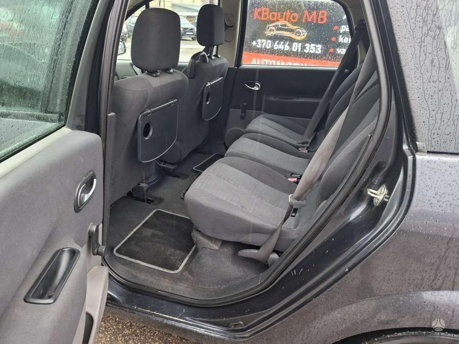 Grey Renault Scenic 2007 in Plunge, with an engine capacity of 1.46 L and mileage of 259 thousand km for 1250 €, photo 17 on AUTOMOTO.COM.LV