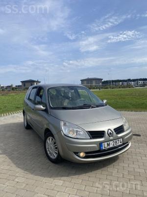 Grey Renault Scenic 2007 in Riga, with an engine capacity of 1.90 L and mileage of 424 thousand km for 1300 €, photo  on AUTOMOTO.COM.LV