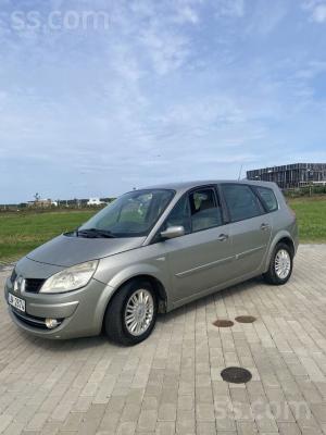 Grey Renault Scenic 2007 in Riga, with an engine capacity of 1.90 L and mileage of 424 thousand km for 1300 €, photo 7 on AUTOMOTO.COM.LV