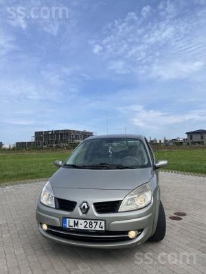 Grey Renault Scenic 2007 in Riga, with an engine capacity of 1.90 L and mileage of 424 thousand km for 1300 €, photo 13 on AUTOMOTO.COM.LV