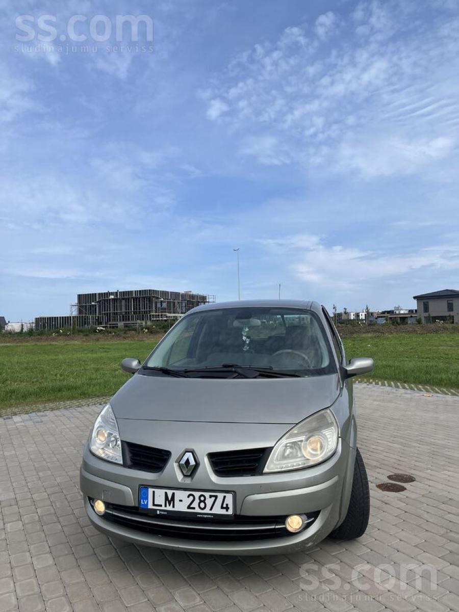 Grey Renault Scenic 2007 in Riga, with an engine capacity of 1.90 L and mileage of 424 thousand km for 1300 €, photo 13 on AUTOMOTO.COM.LV