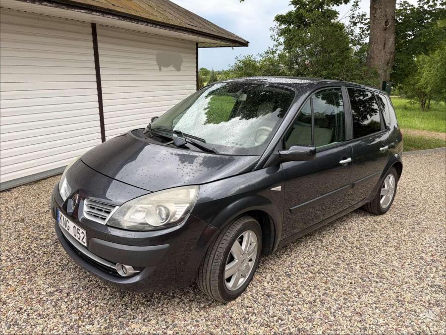 Pelēks Renault Scenic 2008 Viļņa, ar dzinēja tilpumu 1.46 L un nobraukumu 304 tūkst. km par 999 €, foto 1 vietnē AUTOMOTO.COM.LV