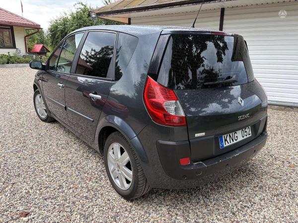 Grey Renault Scenic 2008 in Vilnius, with an engine capacity of 1.46 L and mileage of 304 thousand km for 999 €, photo 6 on AUTOMOTO.COM.LV