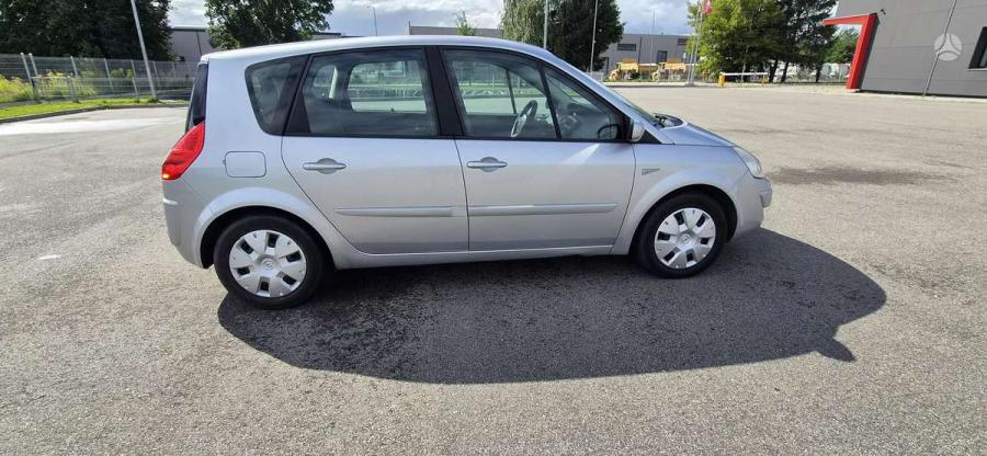 Pelēks Renault Scenic 2008 Viļņa, ar dzinēja tilpumu 1.87 L un nobraukumu 166 tūkst. km par 1650 €, foto 8 vietnē AUTOMOTO.COM.LV