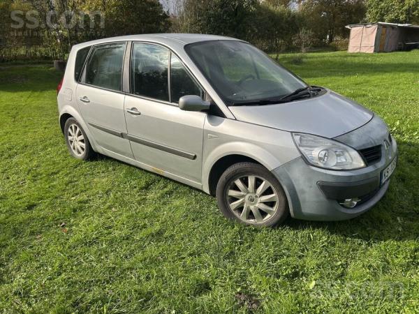 Grey Renault Scenic 2008 in Ogre, with an engine capacity of 1.50 L and mileage of 344 thousand km for 800 €, photo 4 on AUTOMOTO.COM.LV
