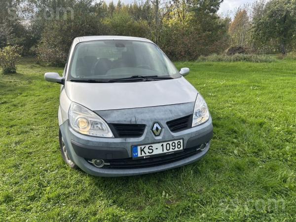 Grey Renault Scenic 2008 in Ogre, with an engine capacity of 1.50 L and mileage of 344 thousand km for 800 €, photo 5 on AUTOMOTO.COM.LV