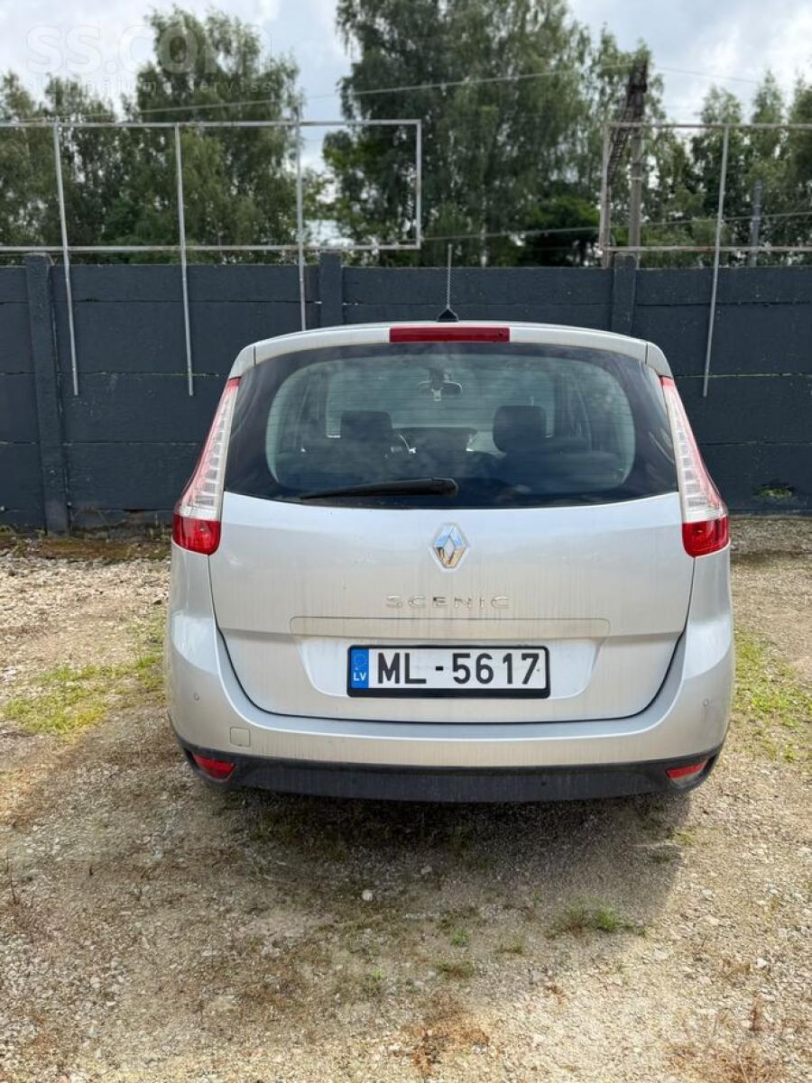 Pelēks Renault Scenic 2009 Jelgava, ar dzinēja tilpumu 1.50 L un nobraukumu 364 tūkst. km par 2200 €, foto 6 vietnē AUTOMOTO.COM.LV