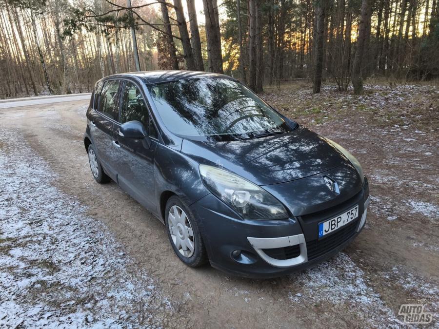 Grey Renault Scenic 2010 in Kaunas, with an engine capacity of 1.50 L and mileage of 219 thousand km for 950 €, photo 1 on AUTOMOTO.COM.LV