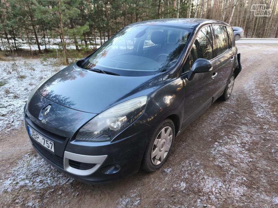 Grey Renault Scenic 2010 in Kaunas, with an engine capacity of 1.50 L and mileage of 219 thousand km for 950 €, photo 3 on AUTOMOTO.COM.LV