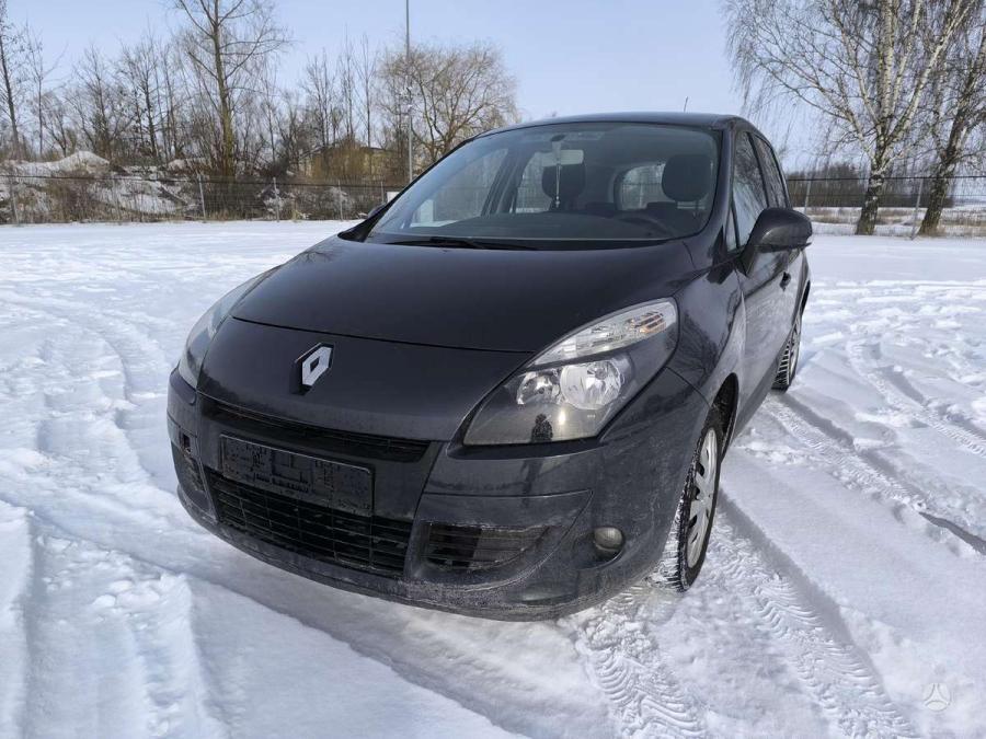 Grey Renault Scenic 2010 in Marijampole, with an engine capacity of 1.60 L and mileage of 176 thousand km for 2650 €, photo 1 on AUTOMOTO.COM.LV