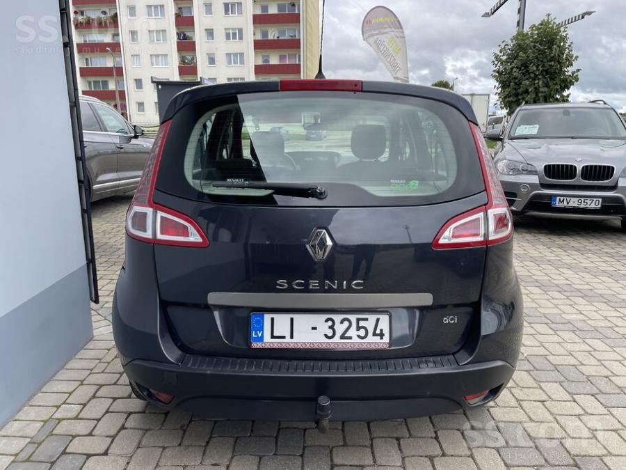 Pelēks Renault Scenic 2011 Talsi, ar dzinēja tilpumu 1.50 L un nobraukumu 309 tūkst. km par 2700 €, foto 5 vietnē AUTOMOTO.COM.LV