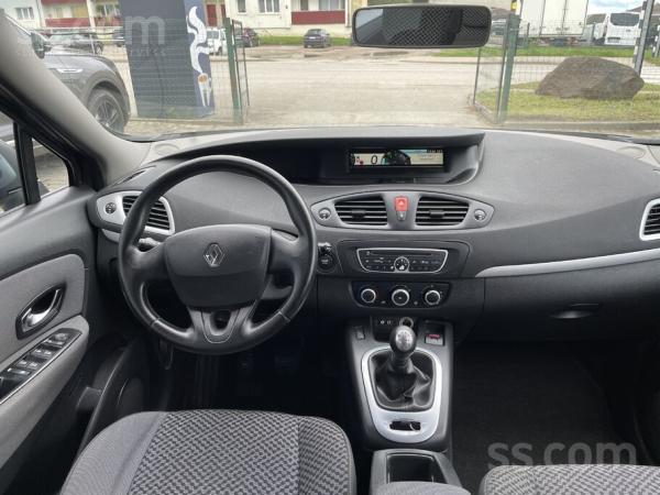 Grey Renault Scenic 2011 in Talsi, with an engine capacity of 1.50 L and mileage of 309 thousand km for 2700 €, photo 8 on AUTOMOTO.COM.LV