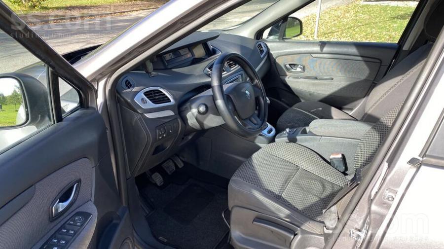 Grey Renault Scenic 2011 in Riga, with an engine capacity of 1.50 L and mileage of 385 thousand km for 3400 €, photo 12 on AUTOMOTO.COM.LV