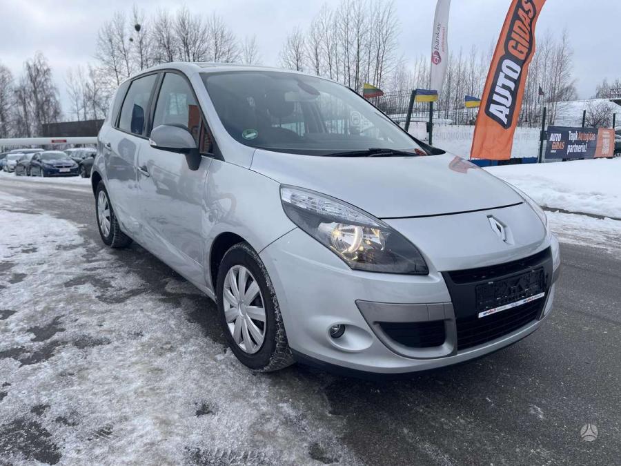 Grey Renault Scenic 2012 in Kaunas, with an engine capacity of 1.60 L and mileage of 246 thousand km for 2750 €, photo 4 on AUTOMOTO.COM.LV