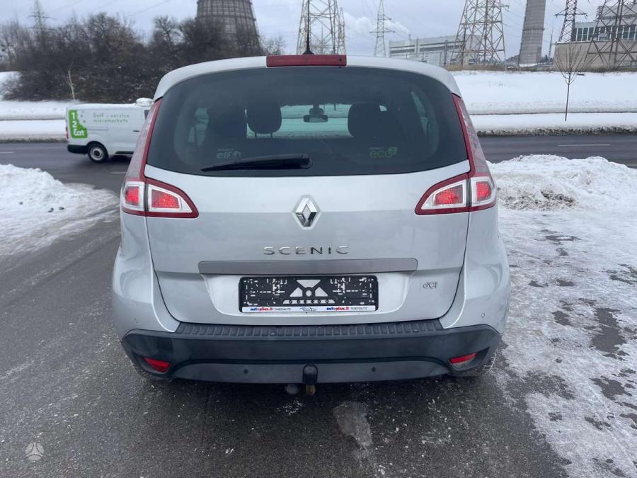 Grey Renault Scenic 2012 in Kaunas, with an engine capacity of 1.60 L and mileage of 246 thousand km for 2750 €, photo 10 on AUTOMOTO.COM.LV