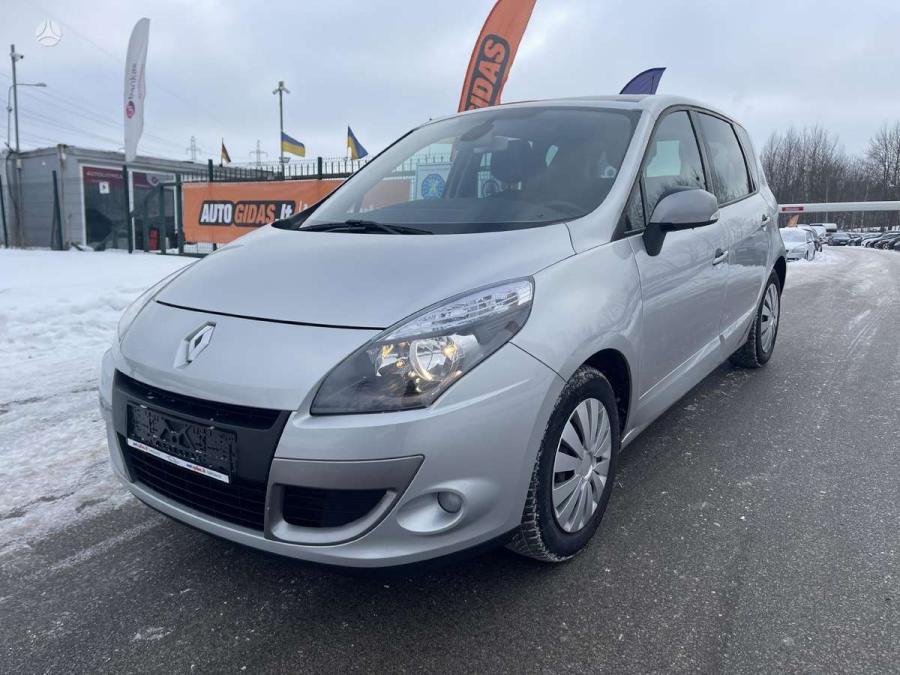 Grey Renault Scenic 2012 in Kaunas, with an engine capacity of 1.60 L and mileage of 255 thousand km for 2750 €, photo 4 on AUTOMOTO.COM.LV