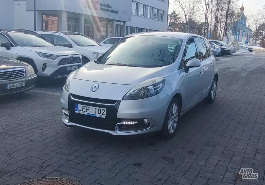 Grey Renault Scenic 2012 in Panevezys, with an engine capacity of 1.50 L and mileage of 277 thousand km for 2800 €, photo 2 on AUTOMOTO.COM.LV