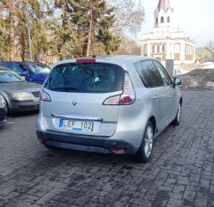Grey Renault Scenic 2012 in Panevezys, with an engine capacity of 1.50 L and mileage of 277 thousand km for 2800 €, photo 3 on AUTOMOTO.COM.LV