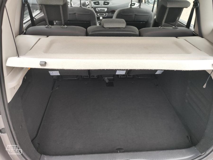 Grey Renault Scenic 2012 in Marijampole, with an engine capacity of 1.50 L and mileage of 231 thousand km for 3550 €, photo 15 on AUTOMOTO.COM.LV