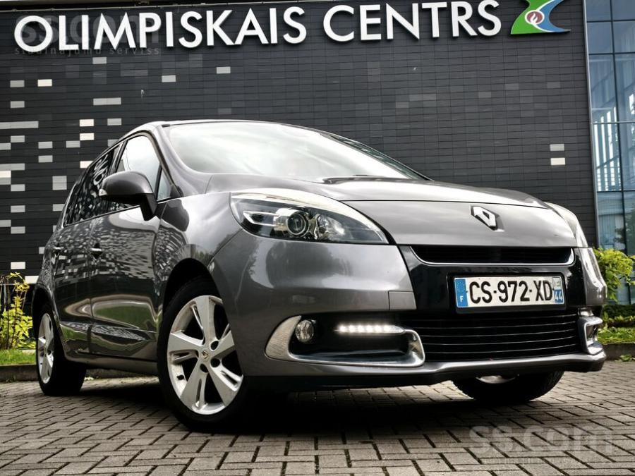 Grey Renault Scenic 2012 in Jelgava, with an engine capacity of 1.50 L and mileage of 250 thousand km for 4890 €, photo 1 on AUTOMOTO.COM.LV