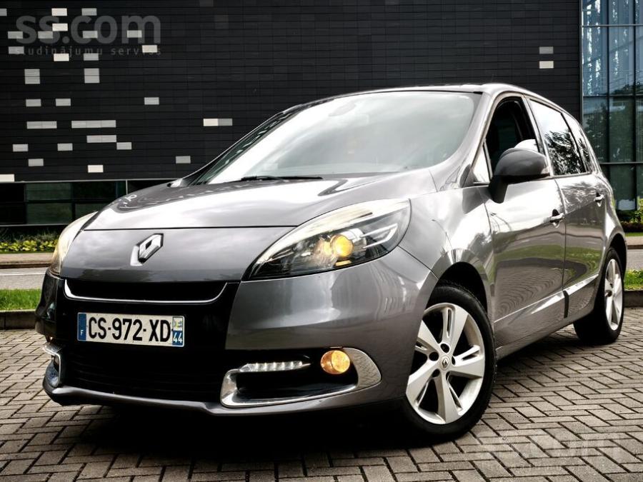 Grey Renault Scenic 2012 in Jelgava, with an engine capacity of 1.50 L and mileage of 250 thousand km for 4890 €, photo 3 on AUTOMOTO.COM.LV