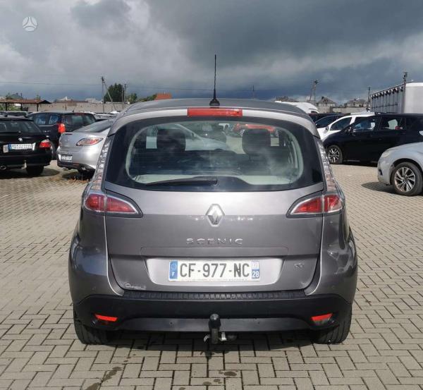 Grey Renault Scenic 2012 in Taurage, with an engine capacity of 1.46 L and mileage of 290 thousand km for 3250 €, photo 8 on AUTOMOTO.COM.LV