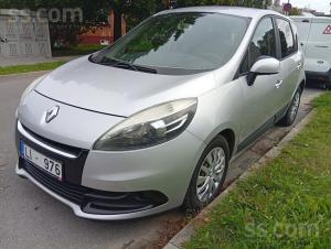 Grey Renault Scenic 2012 in Riga, with an engine capacity of 1.50 L and mileage of 312 thousand km for 2700 €, photo  on AUTOMOTO.COM.LV
