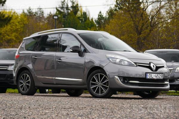 Grey Renault Scenic 2013 in Riga, with an engine capacity of 1.60 L and mileage of 230 thousand km for 5990 €, photo 2 on AUTOMOTO.COM.LV