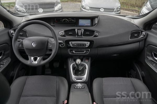 Grey Renault Scenic 2013 in Riga, with an engine capacity of 1.60 L and mileage of 230 thousand km for 5990 €, photo 9 on AUTOMOTO.COM.LV