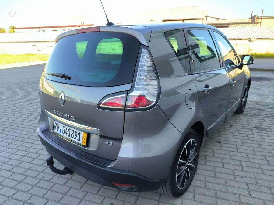 Grey Renault Scenic 2013 in Taurage, with an engine capacity of 1.60 L and mileage of 194 thousand km for 3700 €, photo 5 on AUTOMOTO.COM.LV