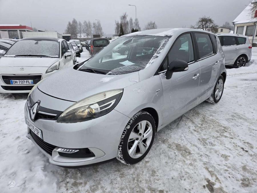 Grey Renault Scenic 2014 in Taurage, with an engine capacity of 1.20 L and mileage of 170 thousand km for 3550 €, photo 2 on AUTOMOTO.COM.LV