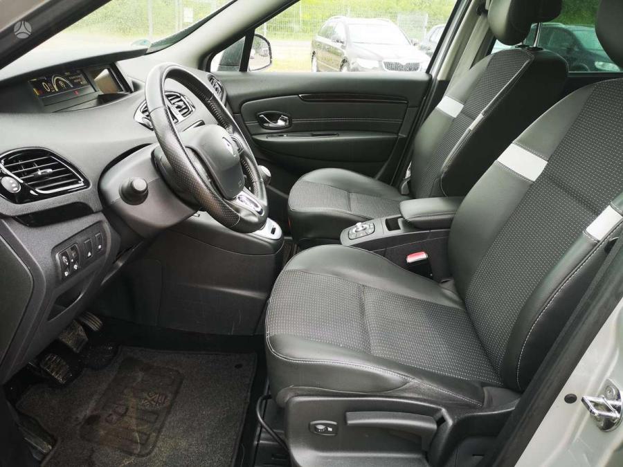 Grey Renault Scenic 2014 in Radviliskis, with an engine capacity of 1.60 L and mileage of 234 thousand km for 3999 €, photo 12 on AUTOMOTO.COM.LV