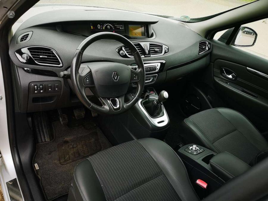 Grey Renault Scenic 2014 in Radviliskis, with an engine capacity of 1.60 L and mileage of 234 thousand km for 3999 €, photo 14 on AUTOMOTO.COM.LV