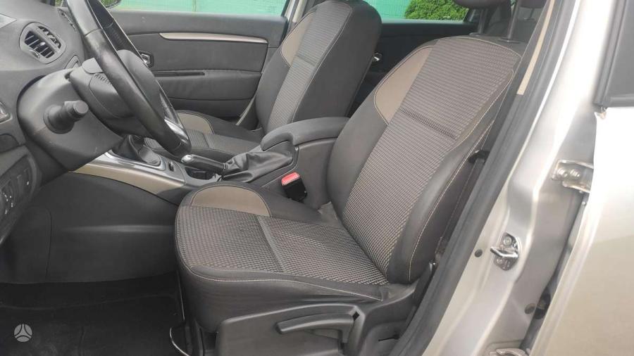 Grey Renault Scenic 2014 in Taurage, with an engine capacity of 1.20 L and mileage of 203 thousand km for 4350 €, photo 10 on AUTOMOTO.COM.LV