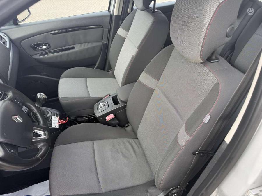 Pelēks Renault Scenic 2014 Tauragė, ar dzinēja tilpumu 1.46 L un nobraukumu 208 tūkst. km par 4200 €, foto 12 vietnē AUTOMOTO.COM.LV