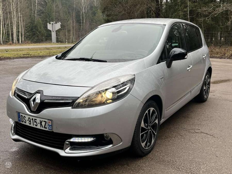 Grey Renault Scenic 2015 in Taurage, with an engine capacity of 1.60 L and mileage of 220 thousand km for 3750 €, photo 3 on AUTOMOTO.COM.LV