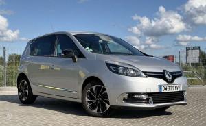 Grey Renault Scenic 2015 in Taurage, with an engine capacity of 1.60 L and mileage of 228 thousand km for 4499 €, photo 3 on AUTOMOTO.COM.LV