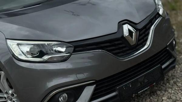 Grey Renault Scenic 2016 in Jelgava, with an engine capacity of 1.20 L and mileage of 155 thousand km for 7990 €, photo 5 on AUTOMOTO.COM.LV