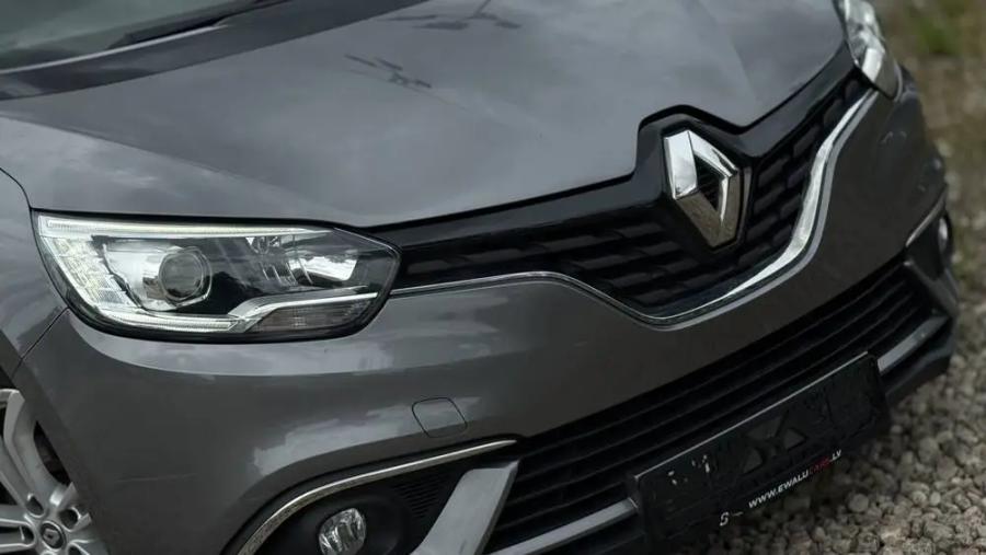 Grey Renault Scenic 2016 in Jelgava, with an engine capacity of 1.20 L and mileage of 155 thousand km for 7990 €, photo 6 on AUTOMOTO.COM.LV