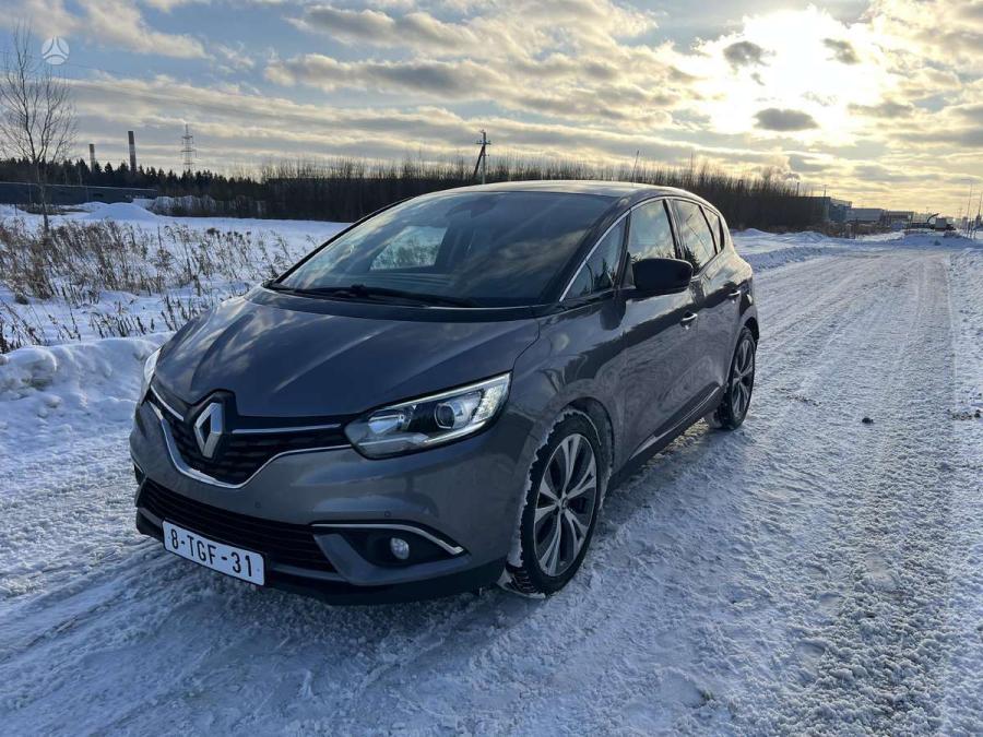 Pelēks Renault Scenic 2017 Kauņa, ar dzinēja tilpumu 1.60 L un nobraukumu 179 tūkst. km par 7650 €, foto 4 vietnē AUTOMOTO.COM.LV