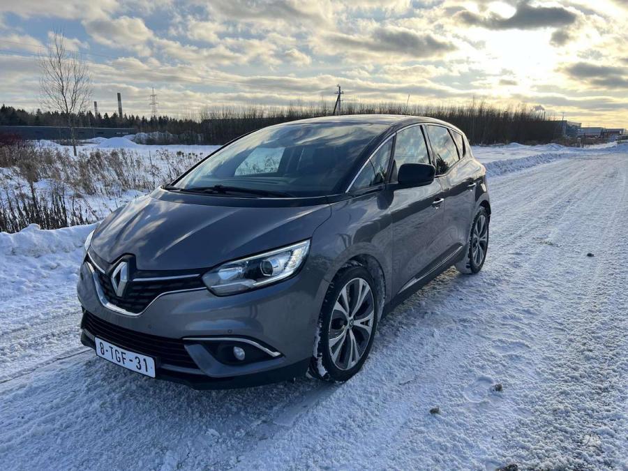 Pelēks Renault Scenic 2017 Kauņa, ar dzinēja tilpumu 1.60 L un nobraukumu 179 tūkst. km par 7650 €, foto 6 vietnē AUTOMOTO.COM.LV