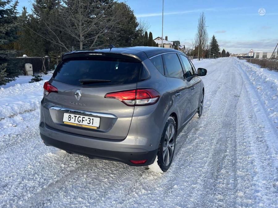 Pelēks Renault Scenic 2017 Kauņa, ar dzinēja tilpumu 1.60 L un nobraukumu 179 tūkst. km par 7650 €, foto 10 vietnē AUTOMOTO.COM.LV